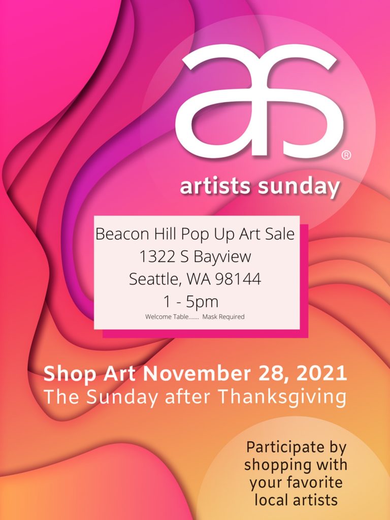 Artists Sunday - Shop Art the Sunday after Thanksgiving